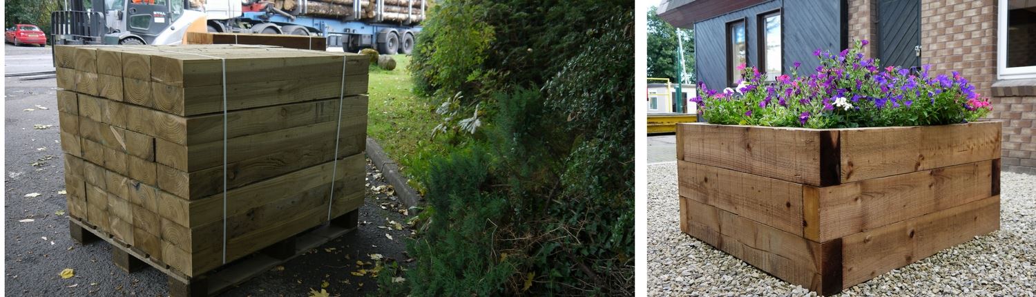 Balcas Sleepers - Natural Choice for any Landscaping Project